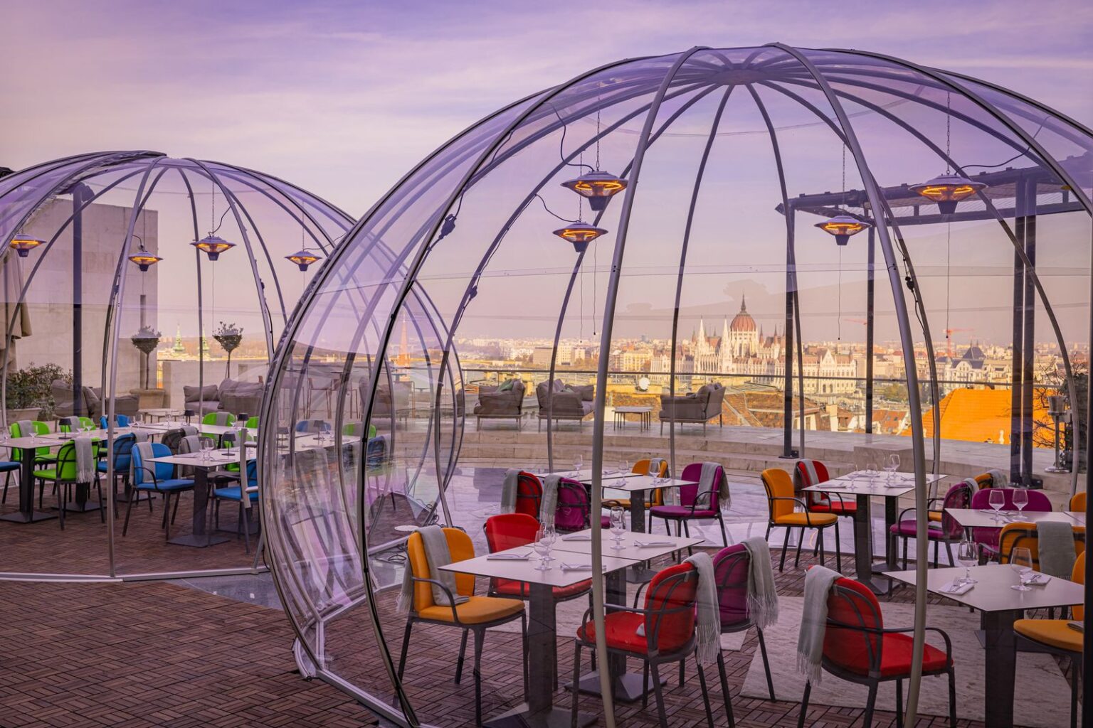 Aranybastya Restaurant Buda Castle Budapest Palace District with River ...